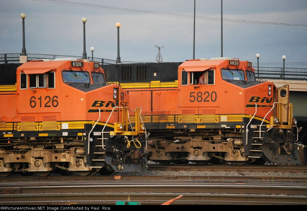 BNSF 6126 & BNSF 5820 At Denver's BNSF Locomotive Shop